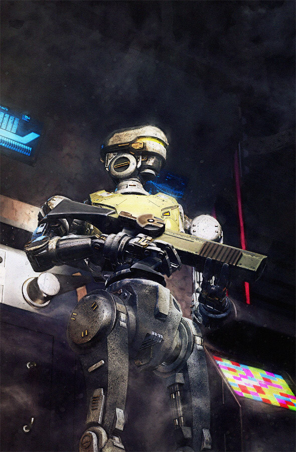 ArtStation - You Robot - premade book cover