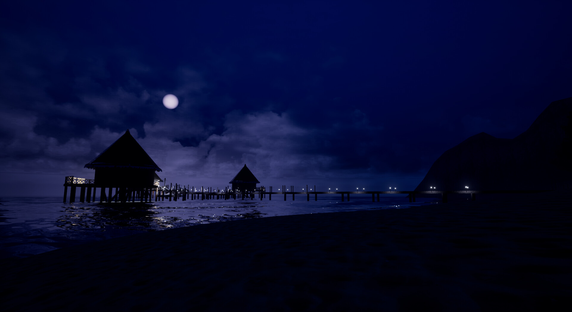 ArtStation - Resort 3D Environment UE4 and Blender