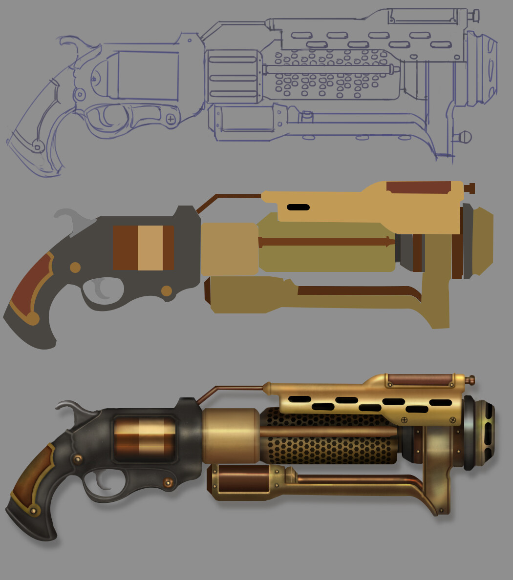 ArtStation - Gun study 1