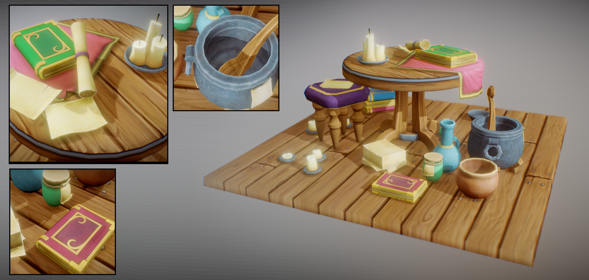 Jack Shadow - Low_Poly_Medieval_Props_05