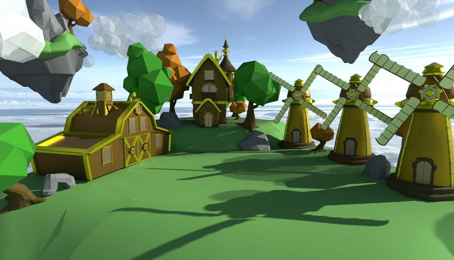 Axel Mejean - Low Poly SteamPunk Project