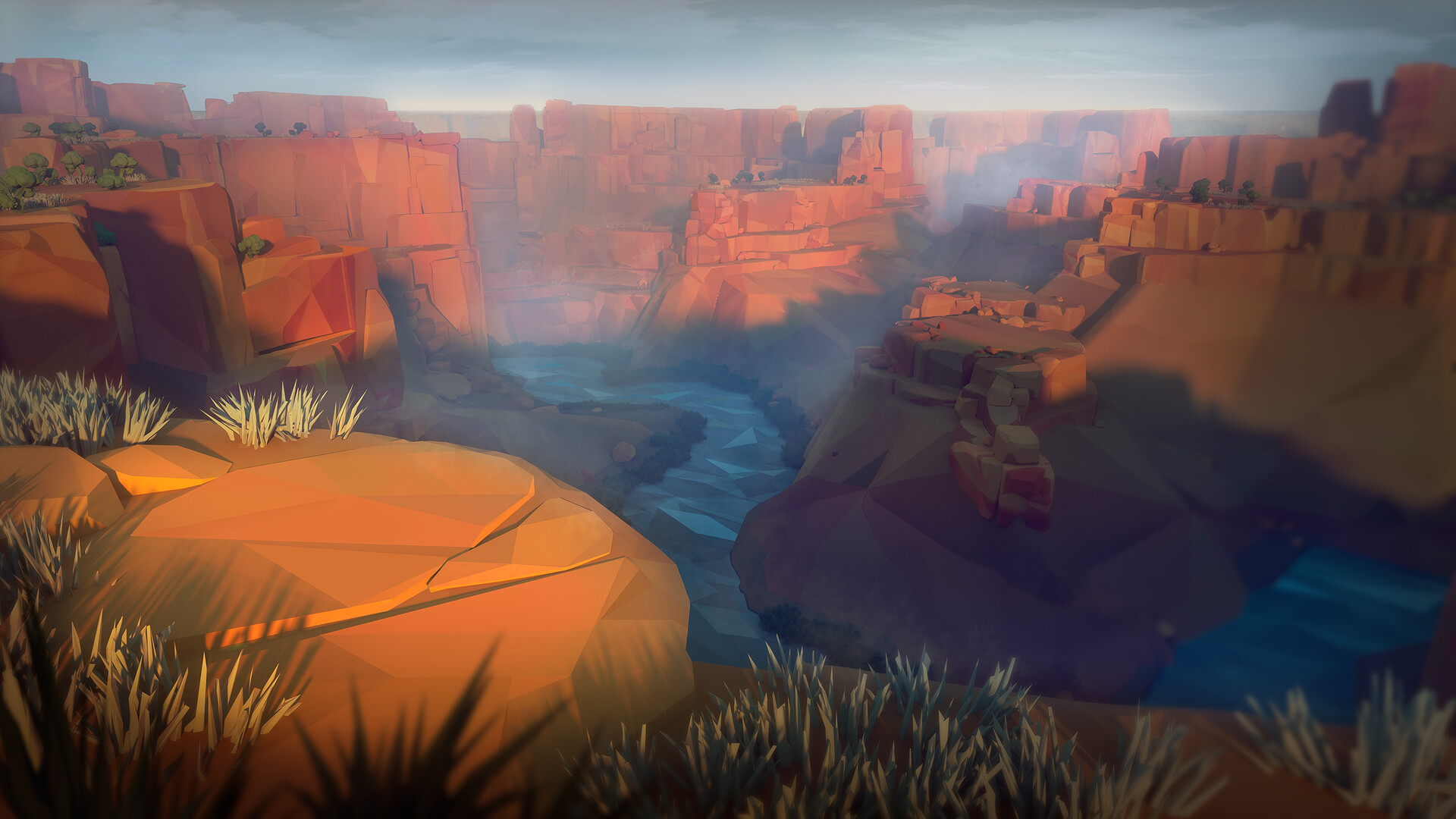 ArtStation - PaperWorld - Canyon homeland concept artwork