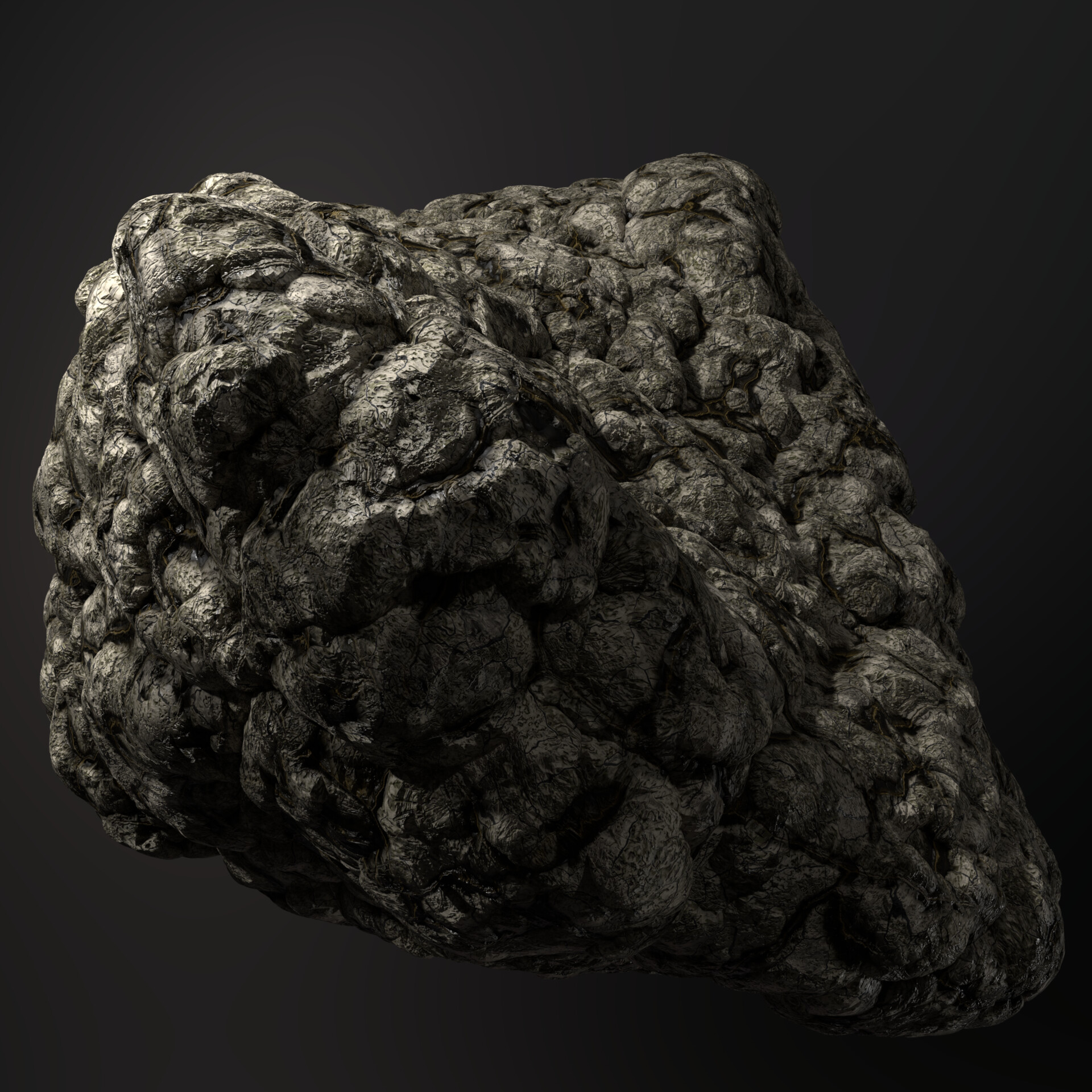 Michał Sypetkowski - Procedural rocks 2 (custom pipeline, 100% blender ...