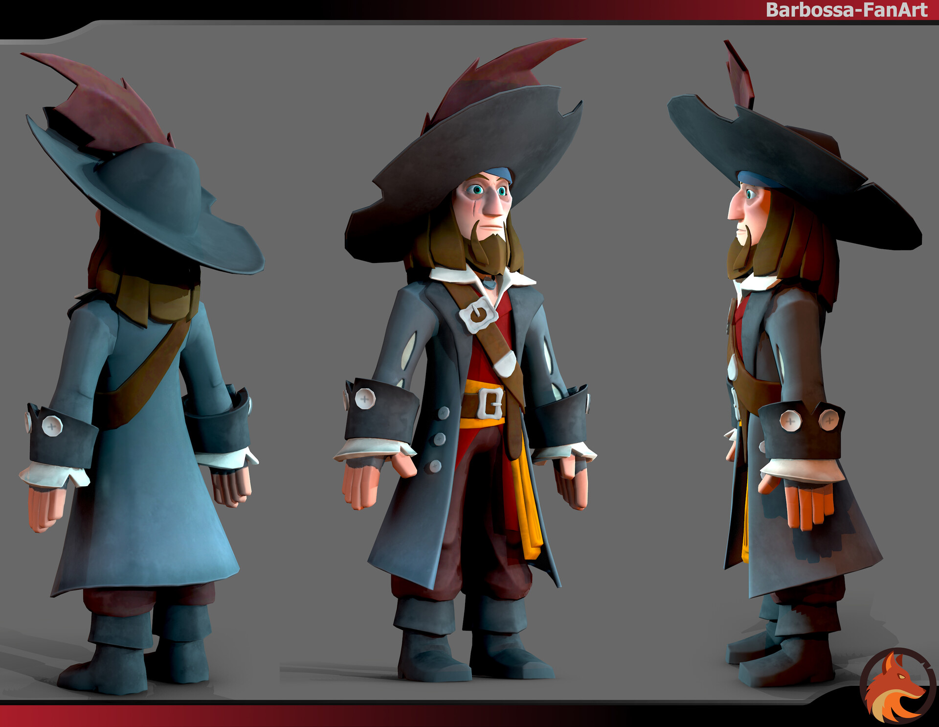 ArtStation - Barbossa_FanArt