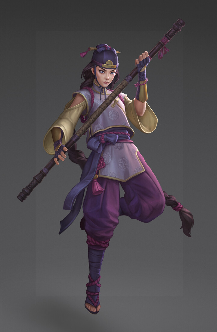 ArtStation - Wuxia fighter