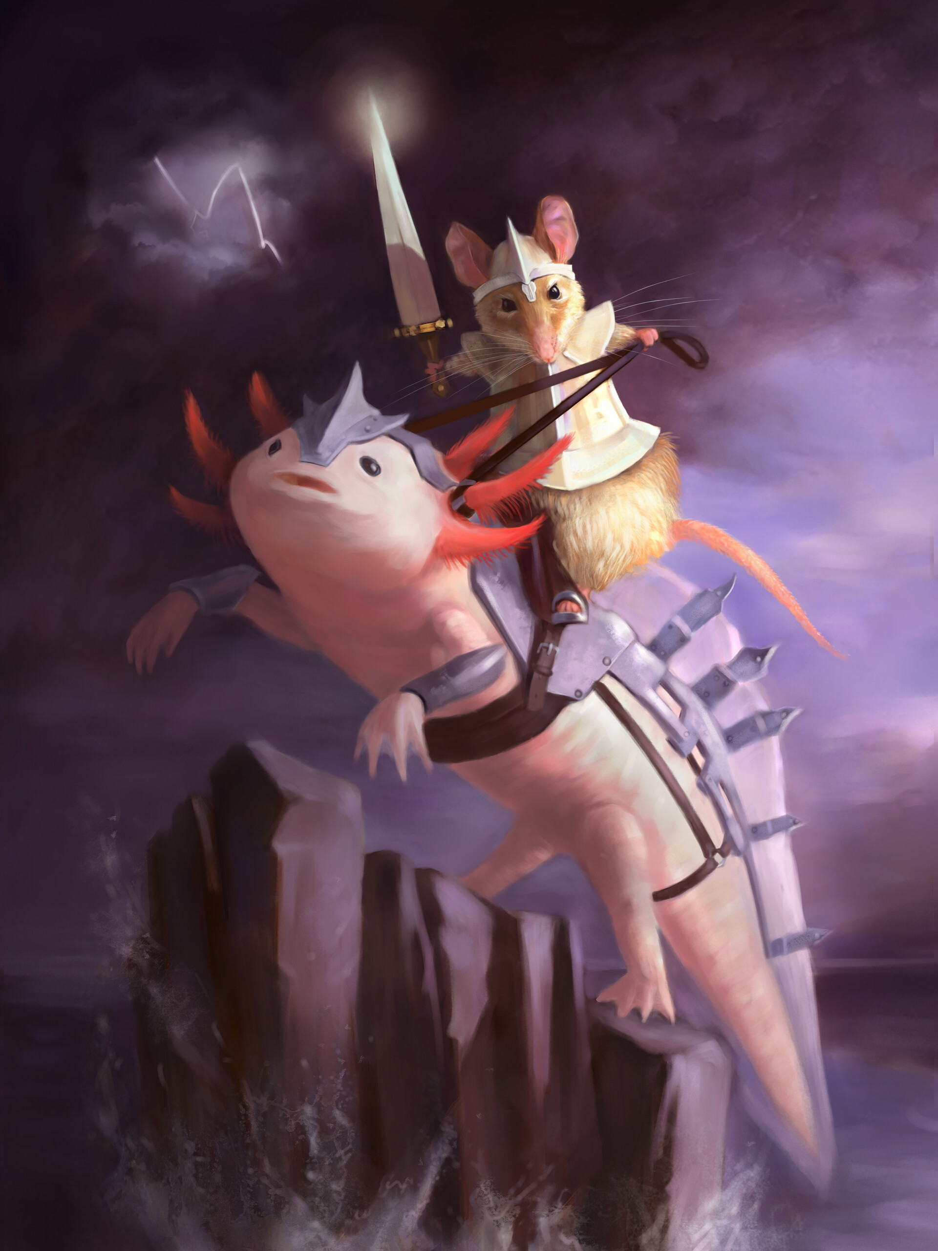 ArtStation - Mouse warrior