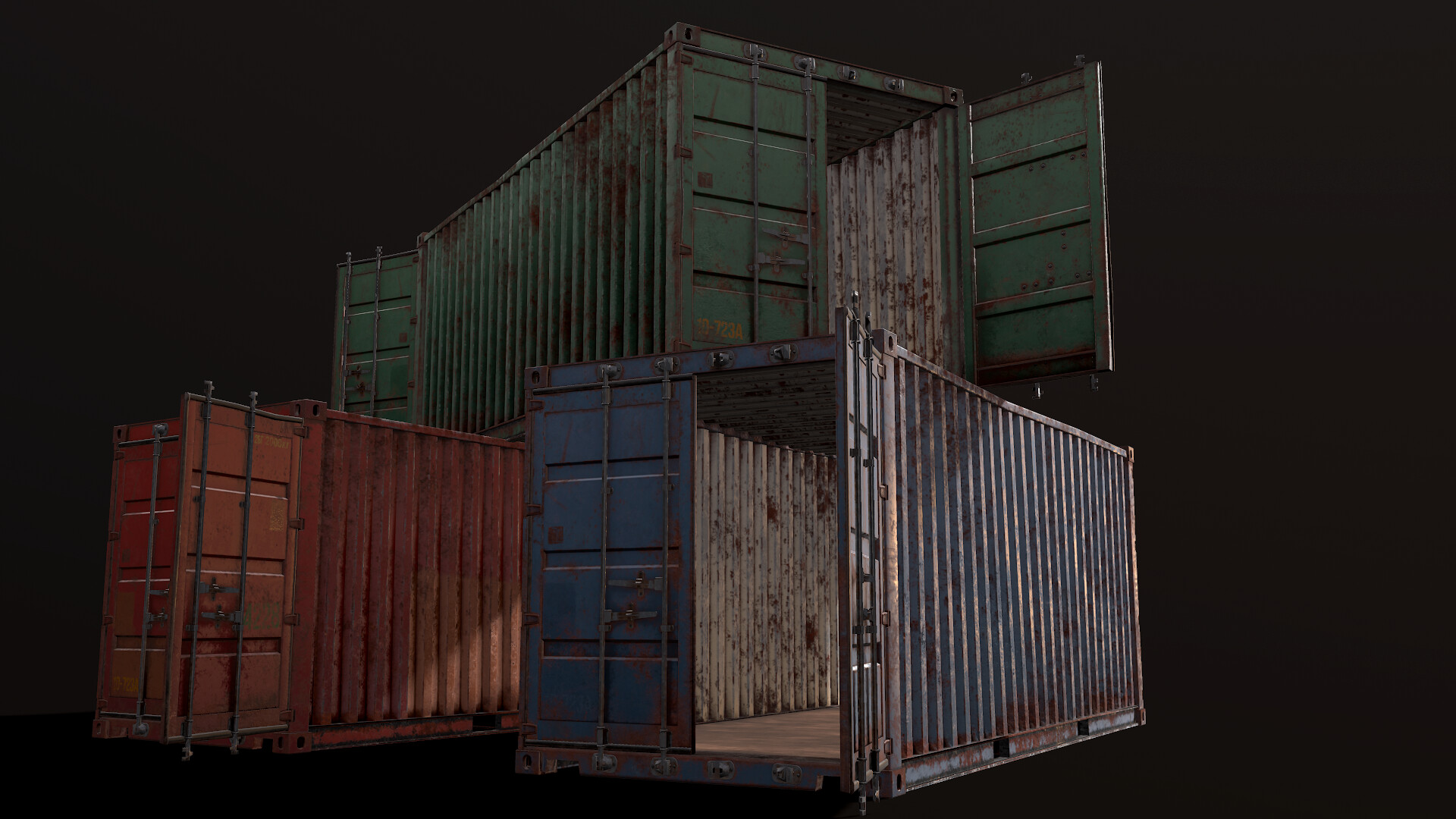 ArtStation - Cargo Containers