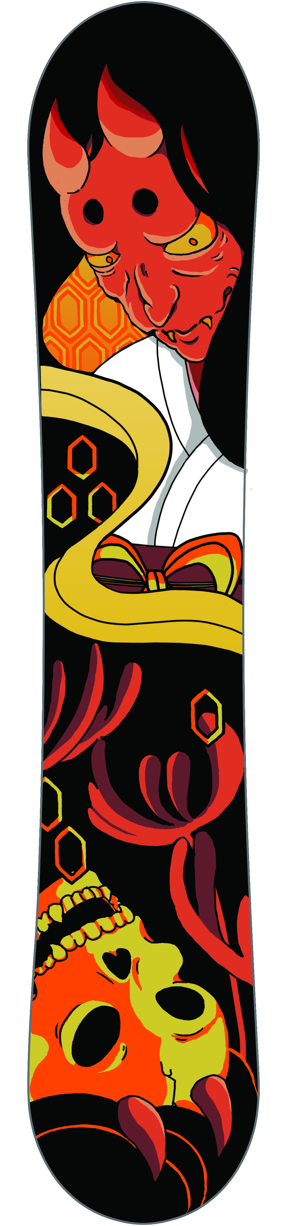 ArtStation - Digital Illustration Snowboard