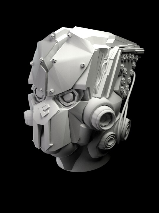 ArtStation - Head of Assault Trooper from Killzone 3