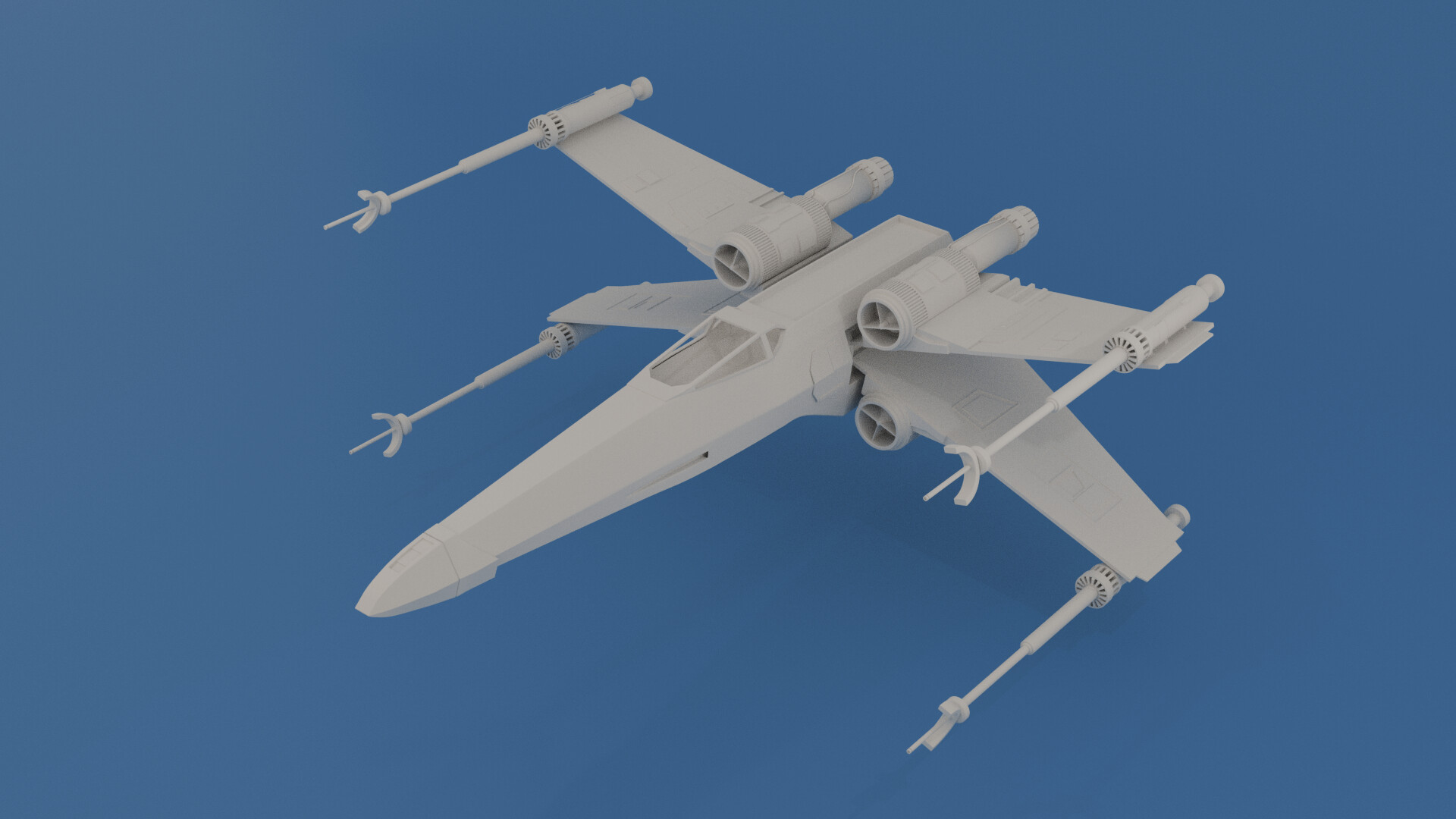 ArtStation - X - Wing Model WIP