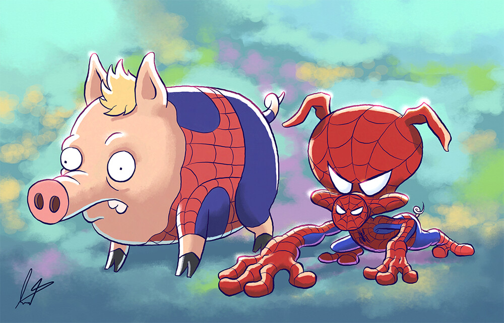 ArtStation - Spiderpigs