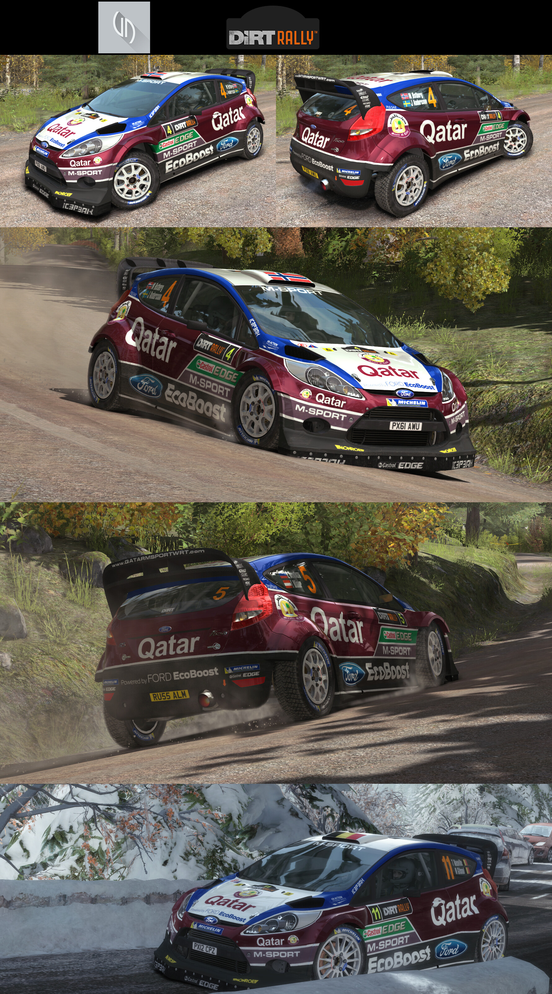 Ugo Degani - Ford Fiesta RS WRC Qatar M-Sport World Rally Team