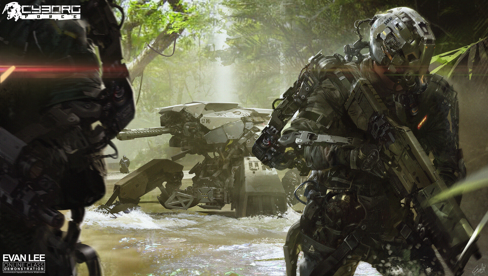 Cyborg Force by Evan Lee : r/ImaginaryFutureWar