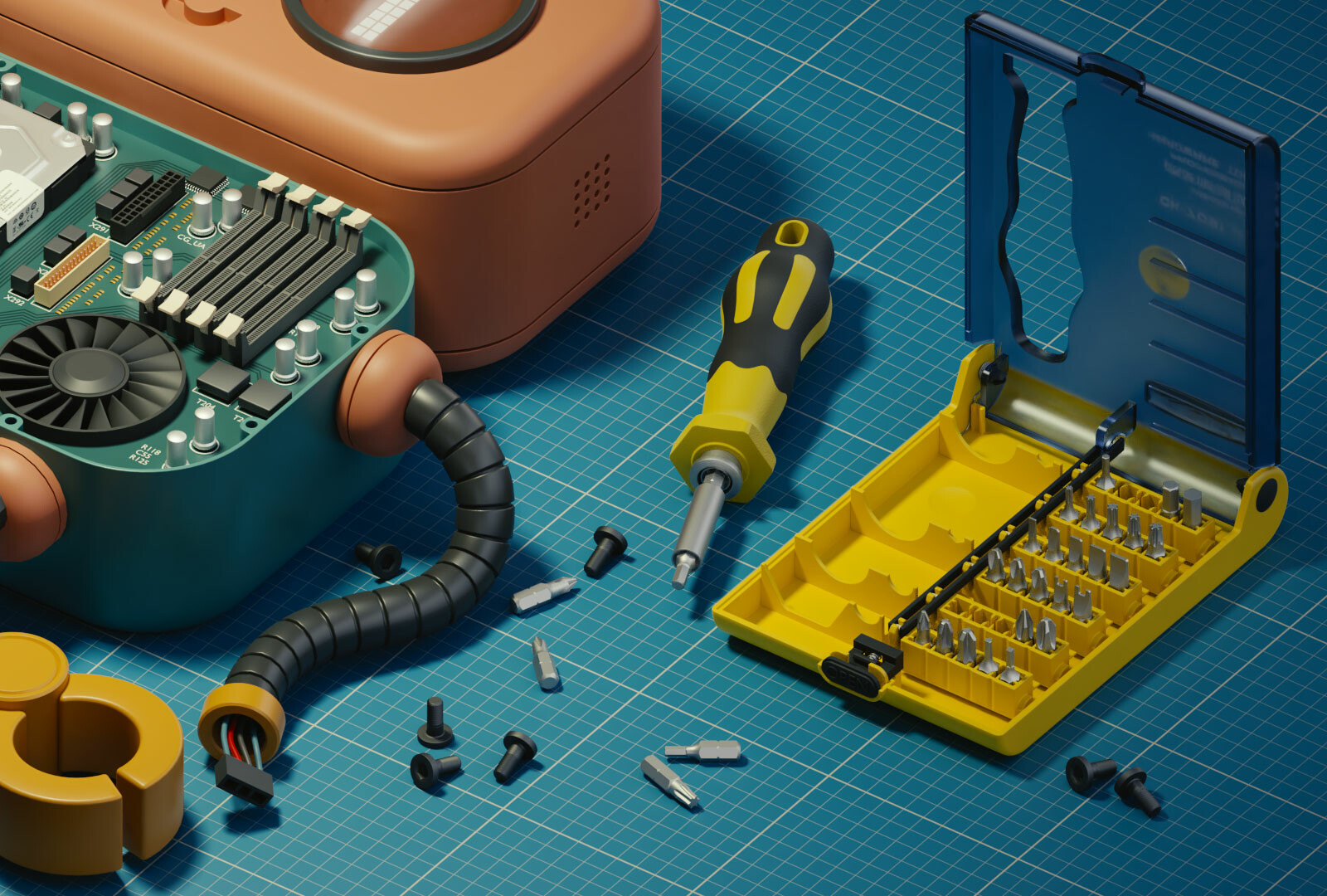 ArtStation - My little robot.