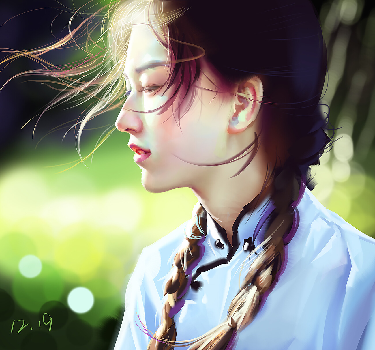 ArtStation - Chinese girl
