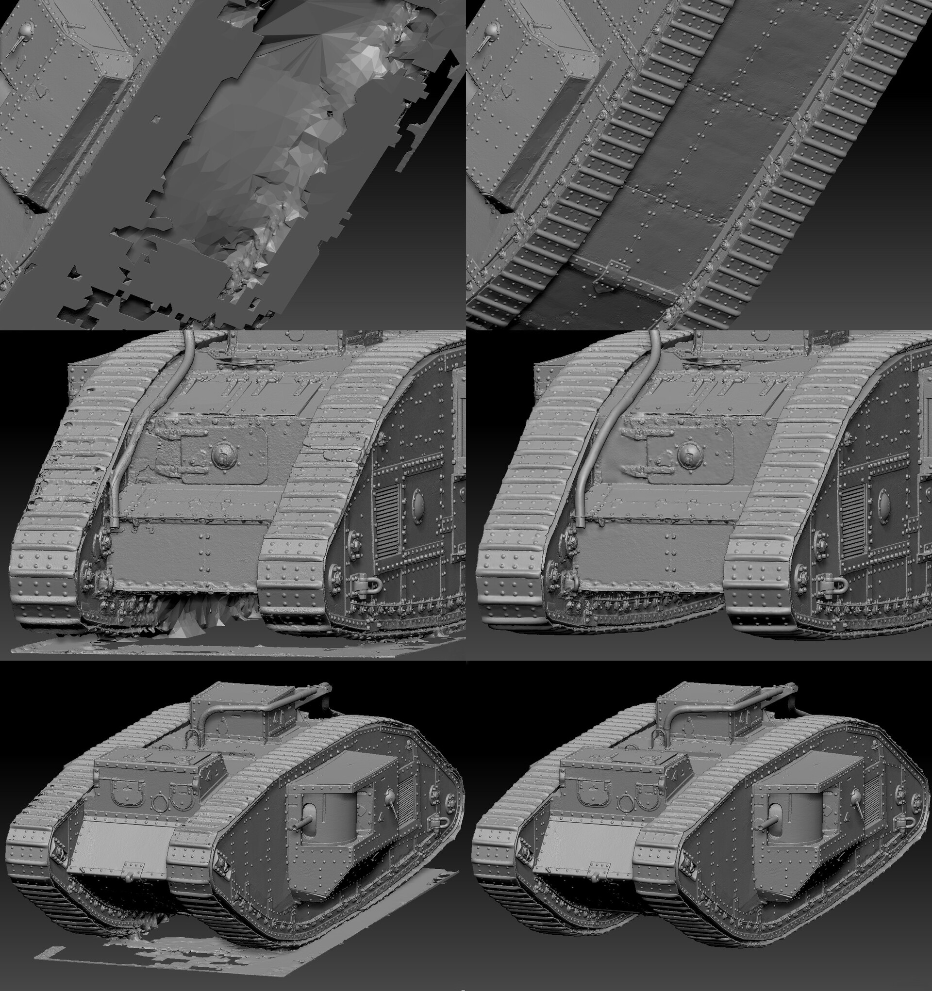 Vitalii Uspalenko - Mark V "Composite" tank