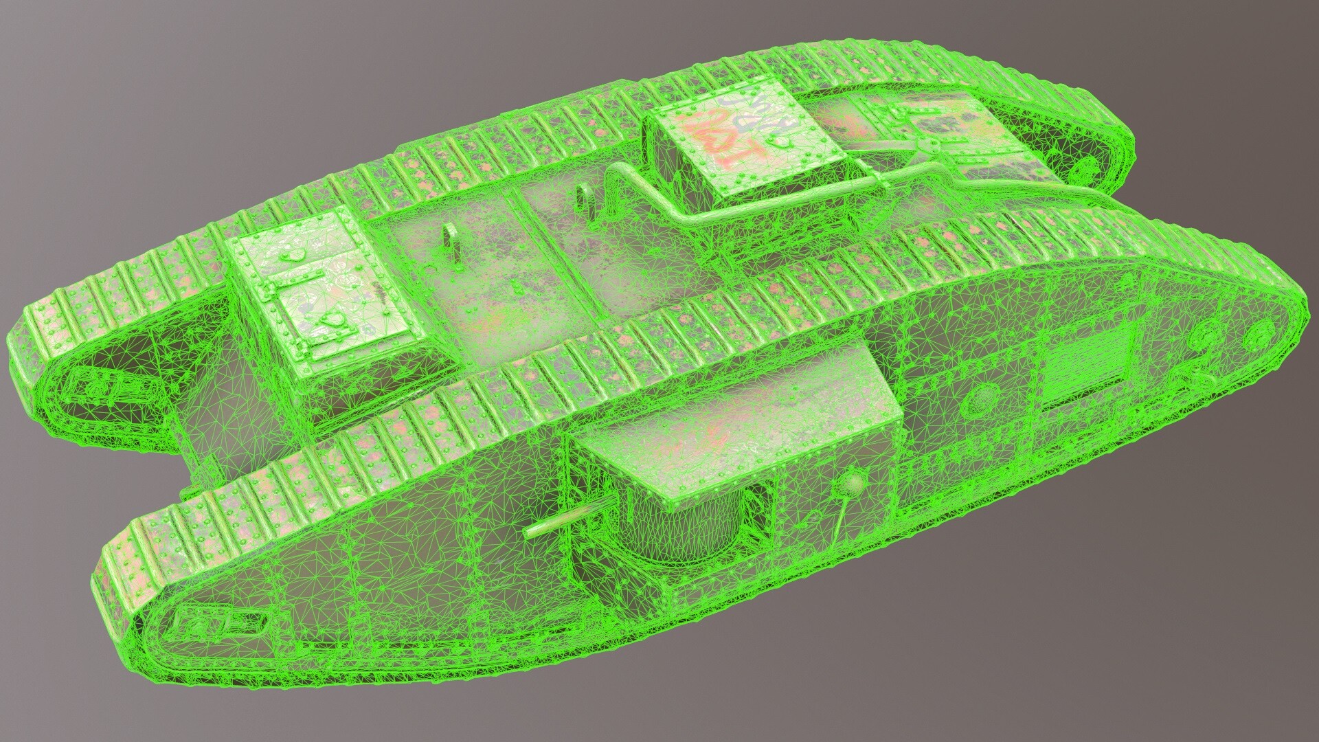 Vitalii Uspalenko - Mark V "Composite" tank