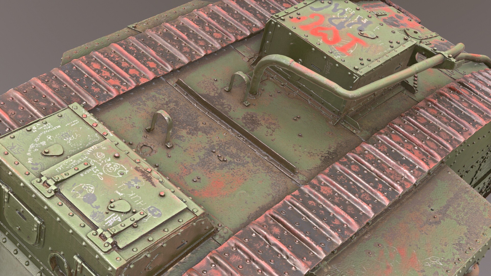 Vitalii Uspalenko - Mark V "Composite" tank