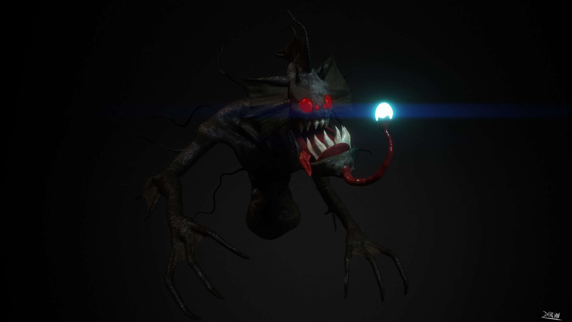 ArtStation - Alien Fish Monster