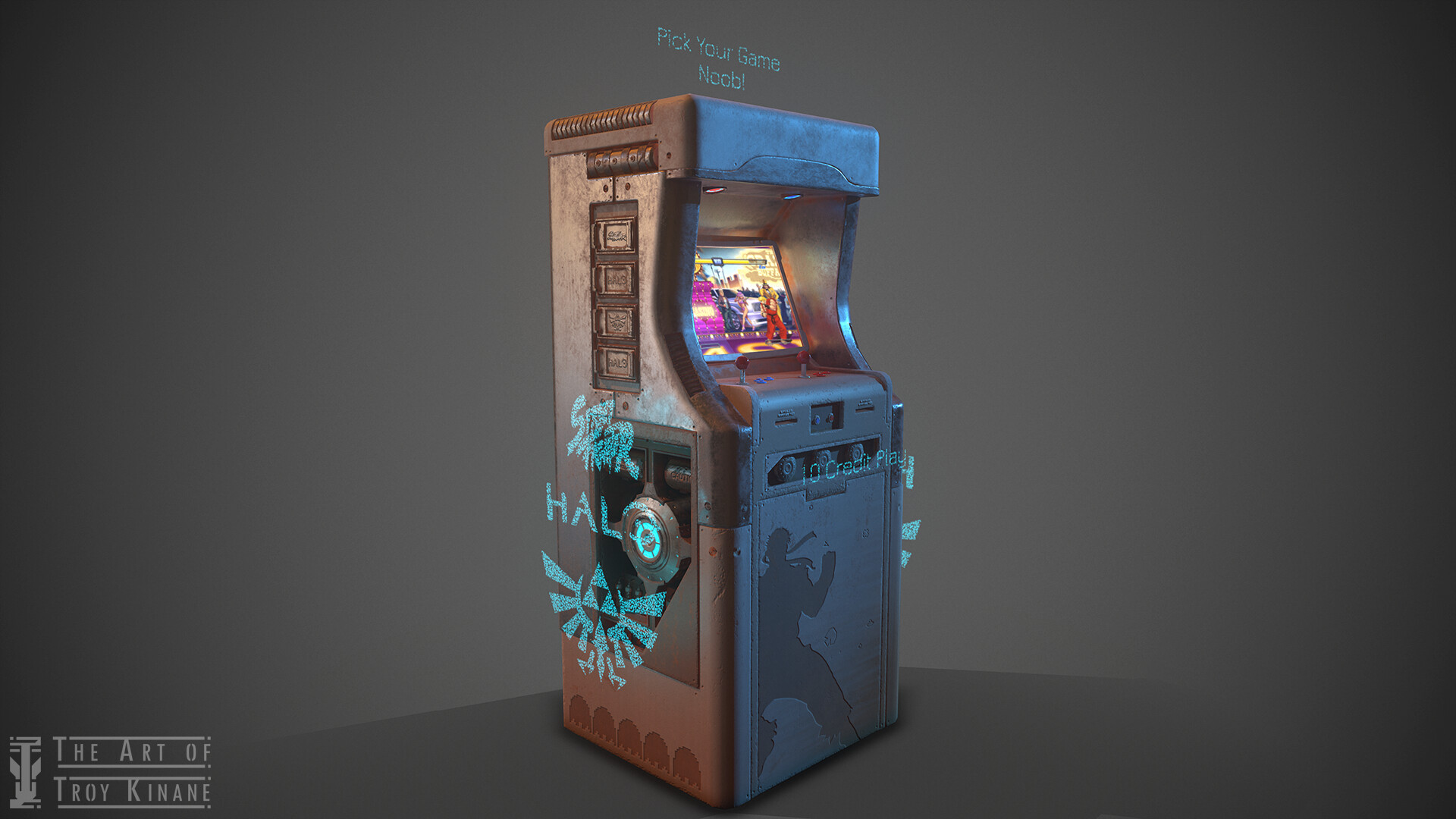 Troy Kinane - Sci Fi Arcade Machine