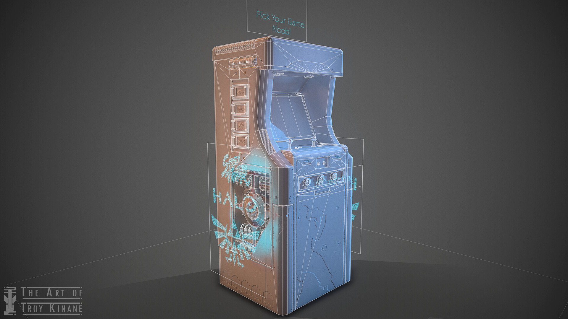 Troy Kinane - Sci Fi Arcade Machine