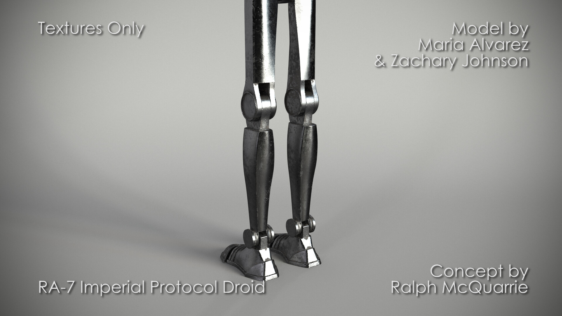 Kollen Wasylean on ArtStation - RA-7 Imperial Protocol Droid Textures ...