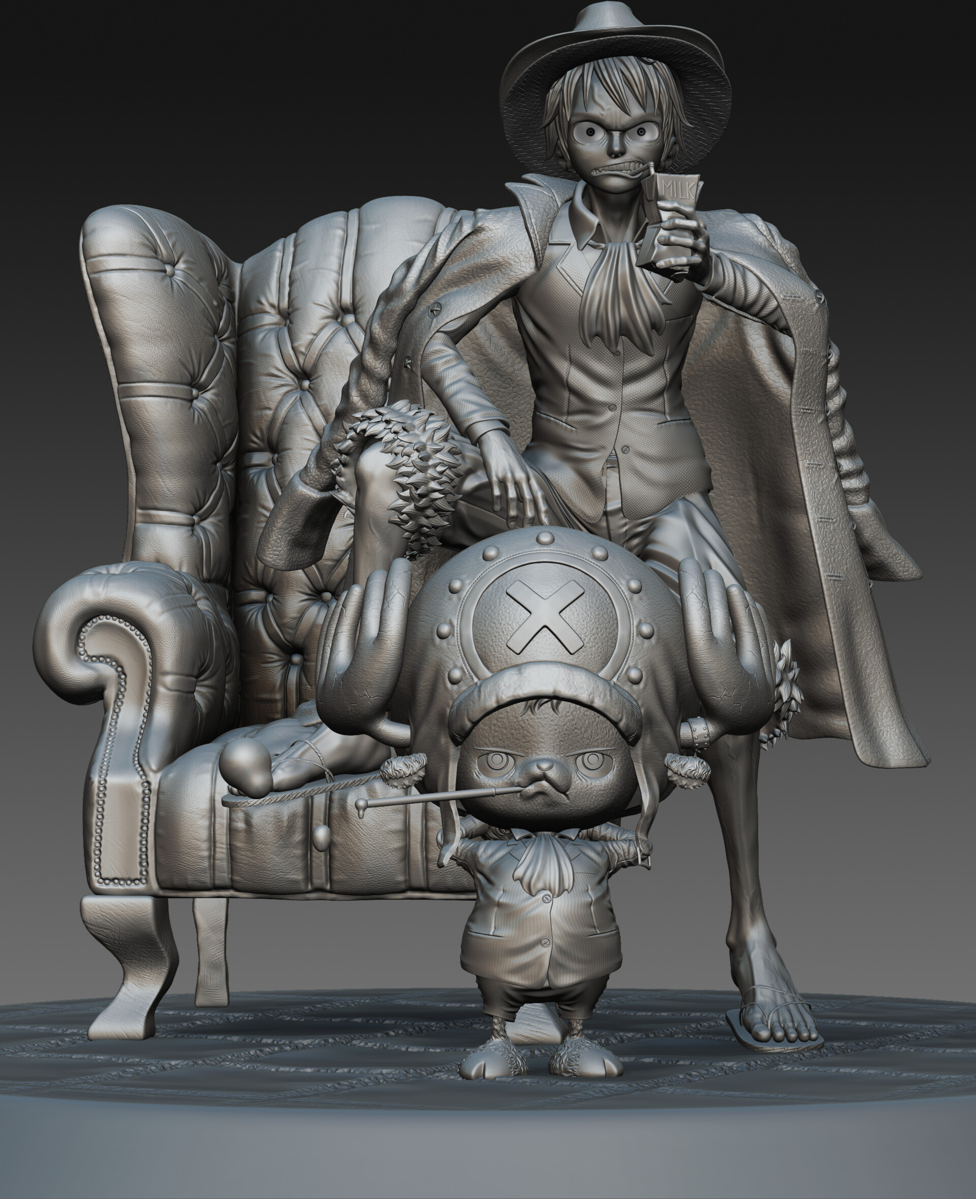 ArtStation - Luffy Mafia Fanart