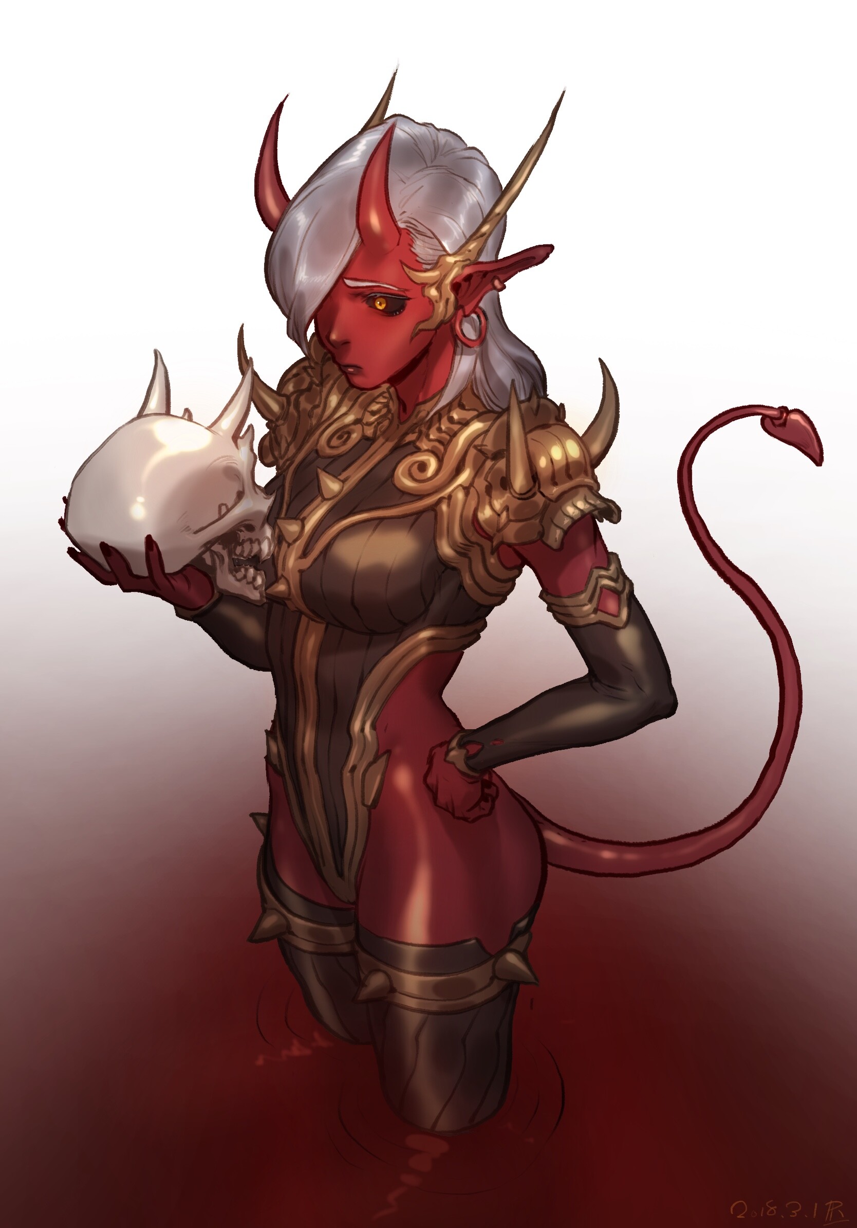 female devil art