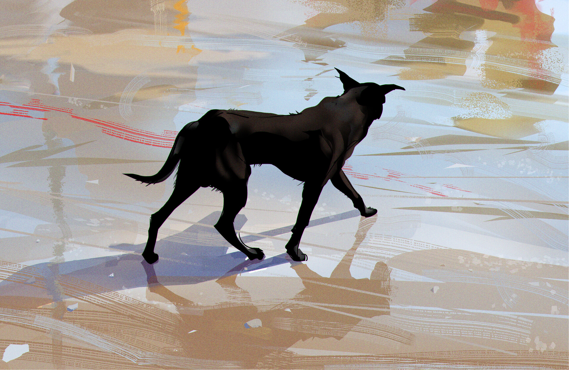 ArtStation - Stray dog