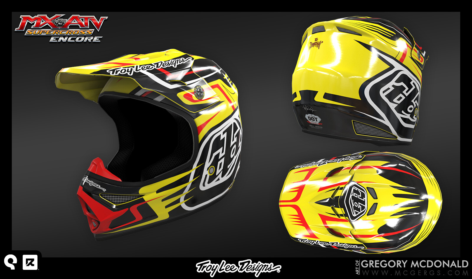 Art of Gregory McDonald - TLD AIR SCRATCH HELMET TEXTURES | MX vs ATV ...