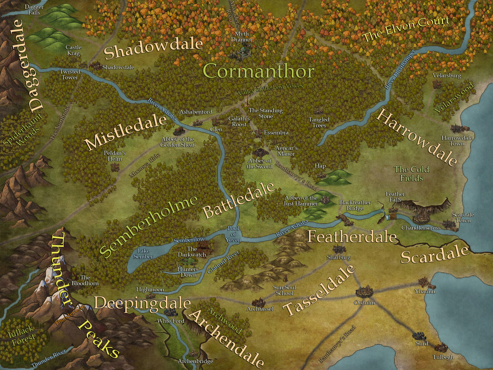 Ivan Mickovski - Fantasy Maps