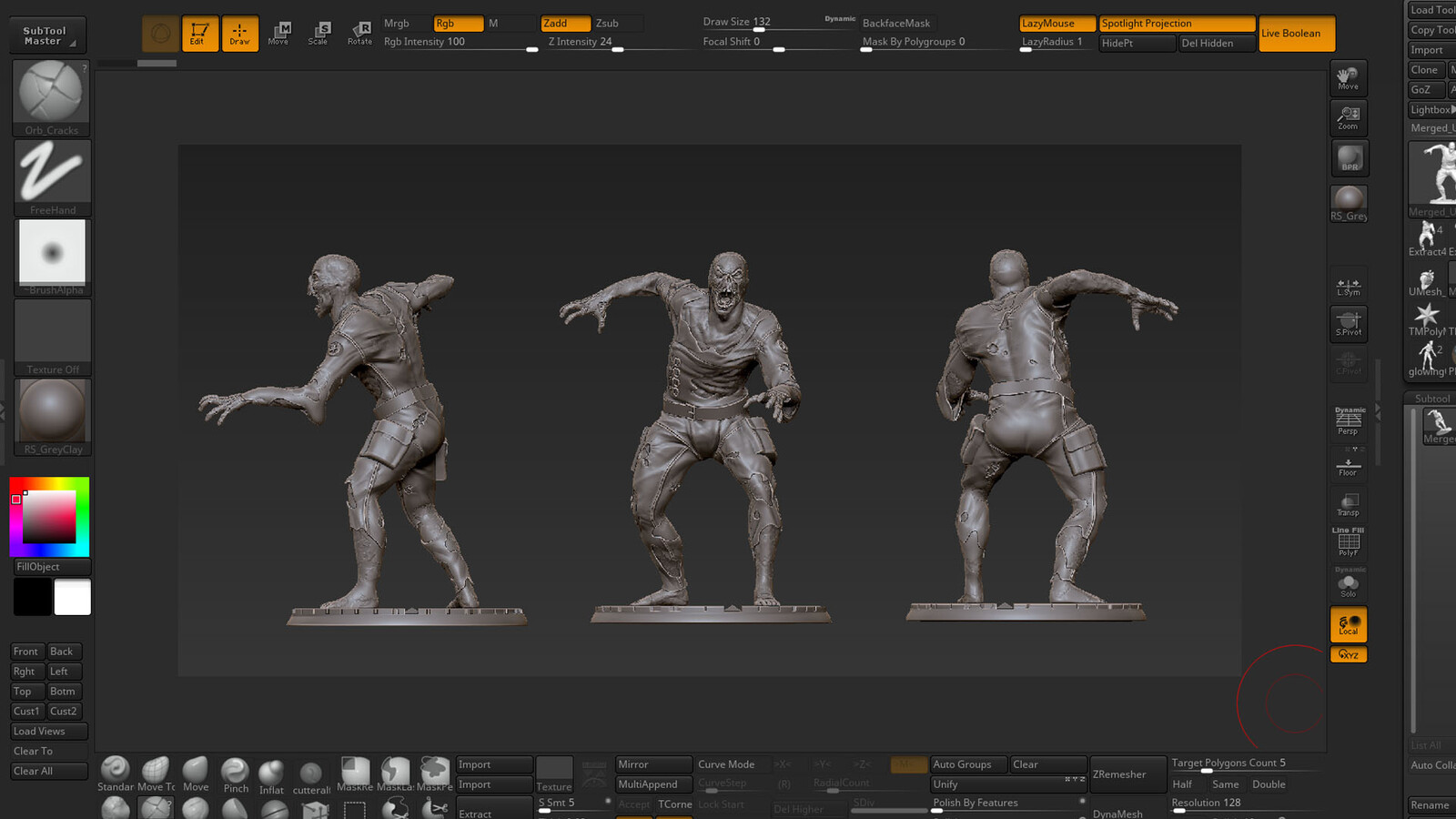 Marco R. Sassi - Feral Ghoul - Fallout 4 - Costum Miniature