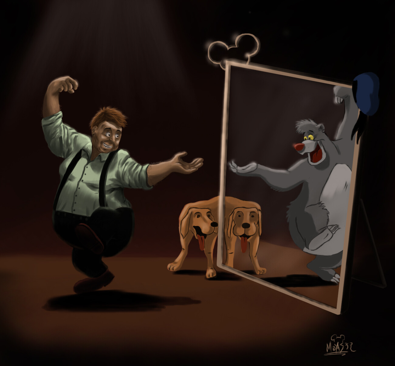 ArtStation - disney magical mirror