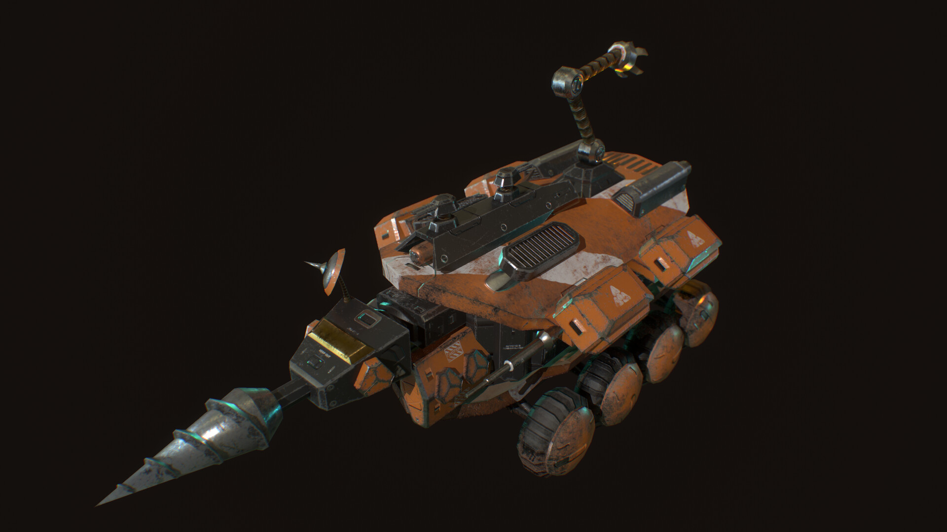 ArtStation - Mining Ground Ship