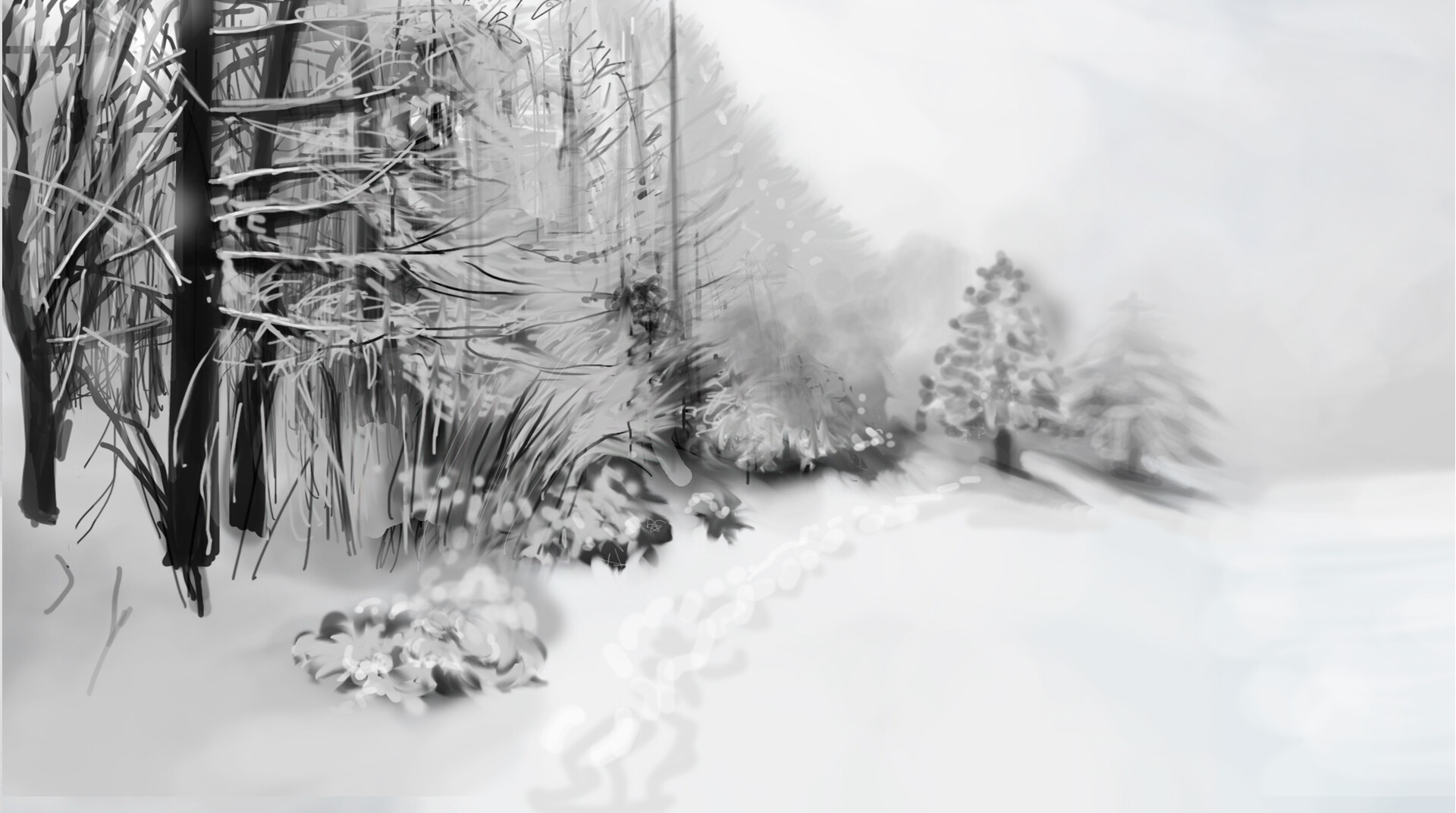 ArtStation - SpeedPaint Landscape