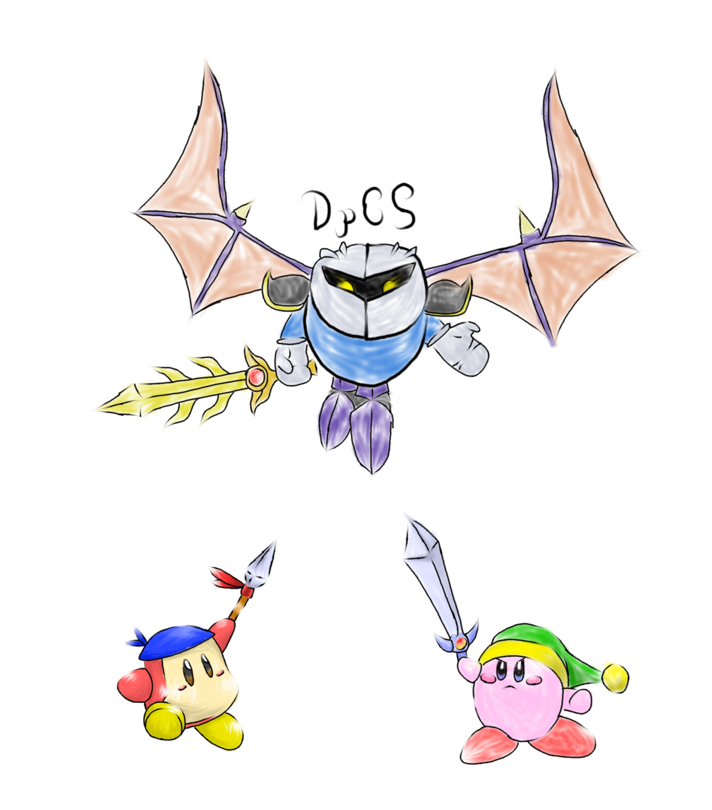 Jake Bamford - Kirby and Waddle Dee VS Metaknight