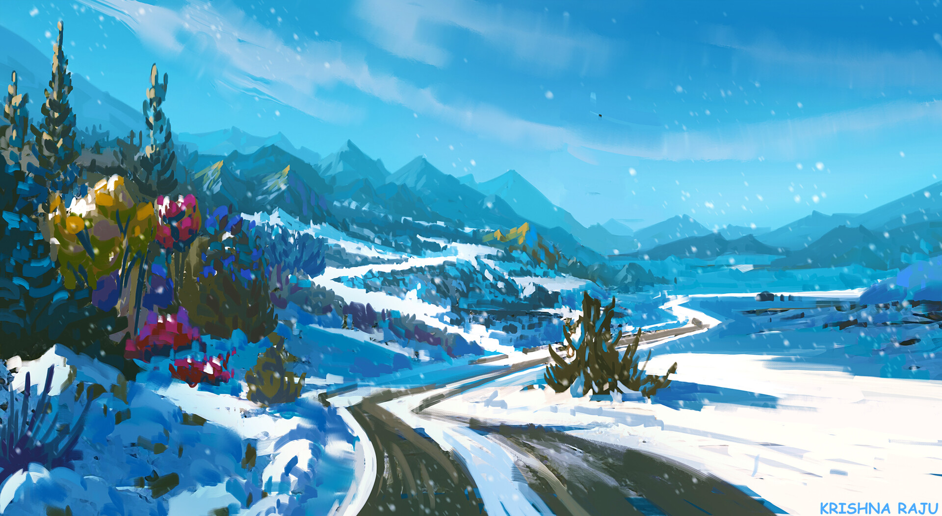 ArtStation - Landscape Sketch