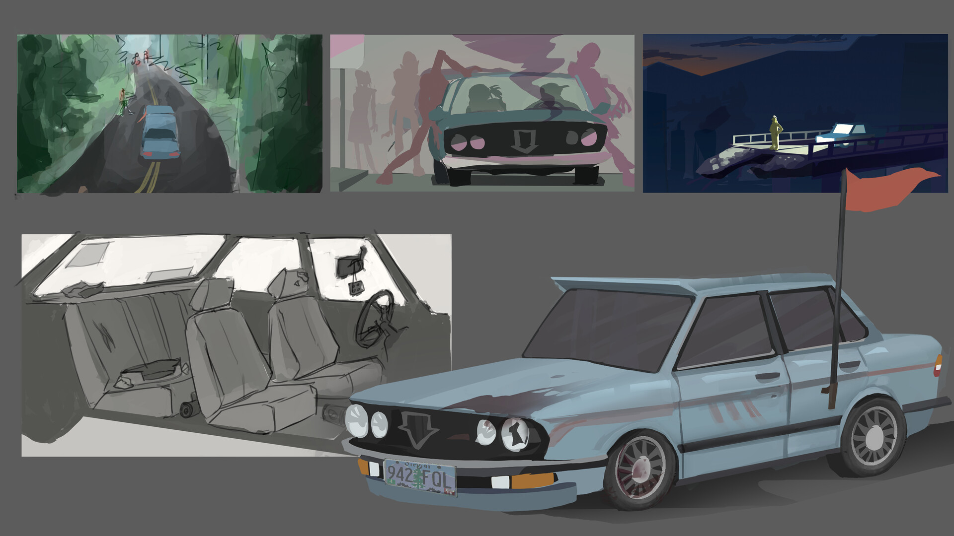 ArtStation - Car Sheet - Flutter