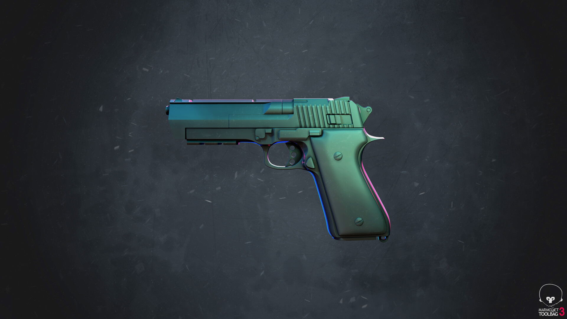 ArtStation - pistol rendering