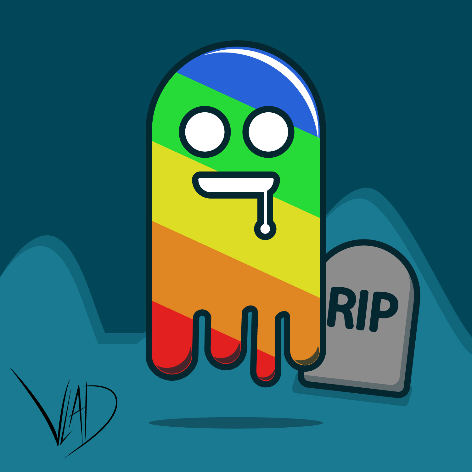 ArtStation - Candy Ghost Logo