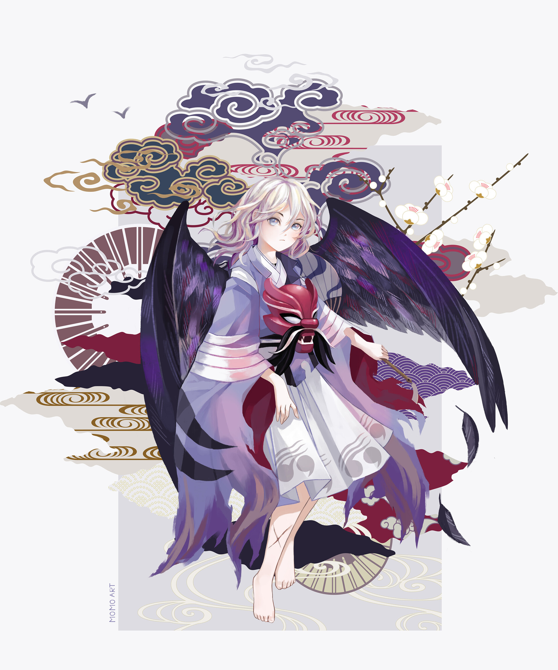 ArtStation - Fanart Y Ootengu - Onmyoji