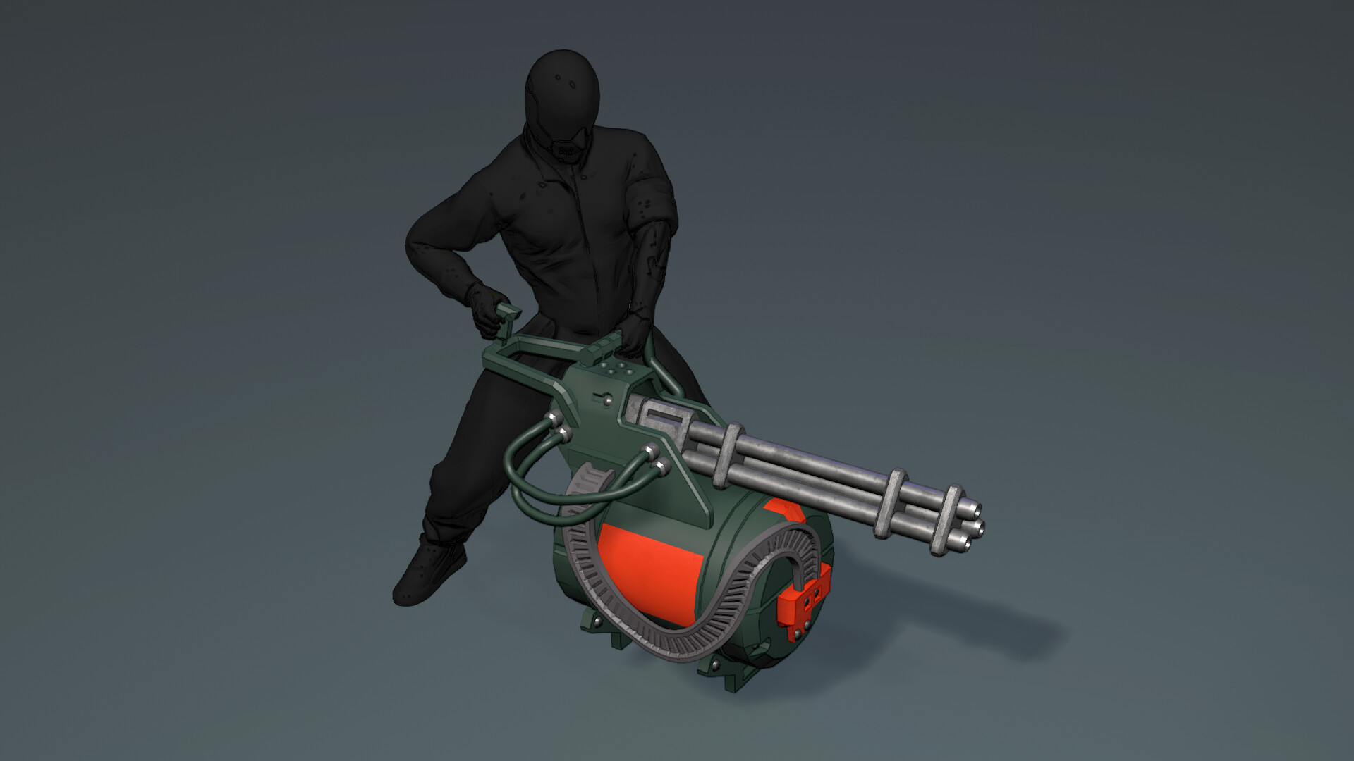 ArtStation - Ruiner - Vulcan Gun