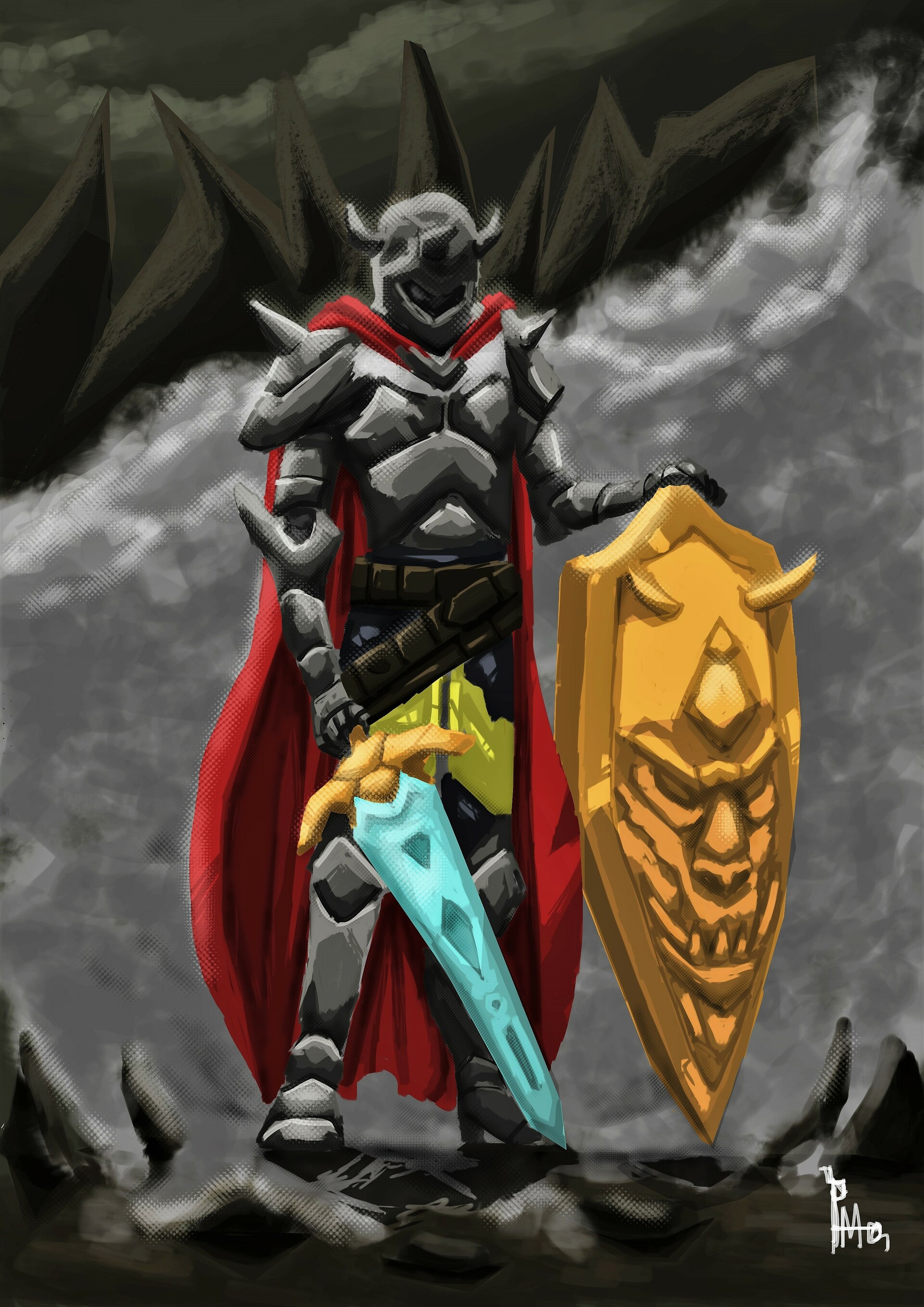 ArtStation - Dragon Knight!