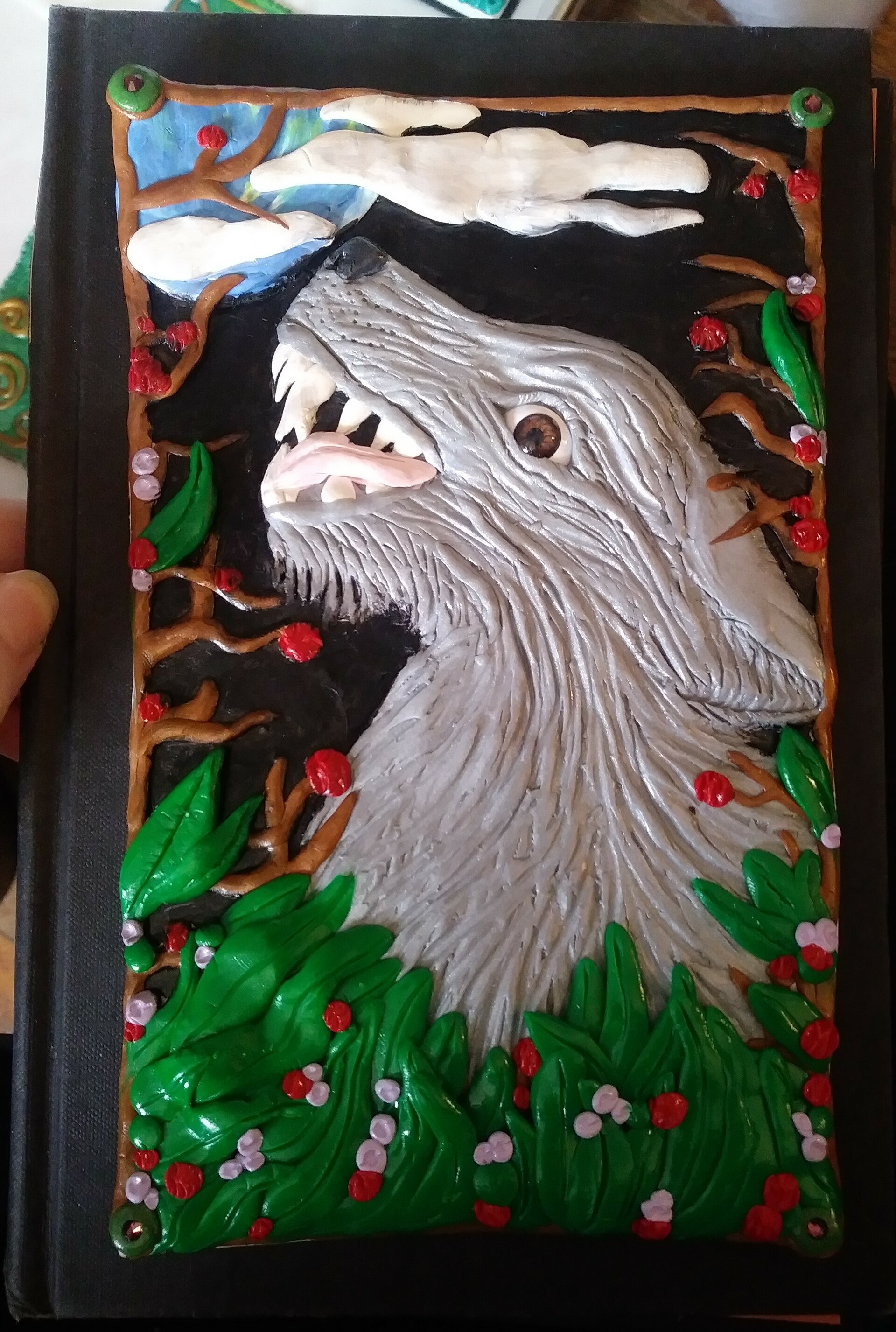 ArtStation - Werewolf Polymer Clay Journal Cover