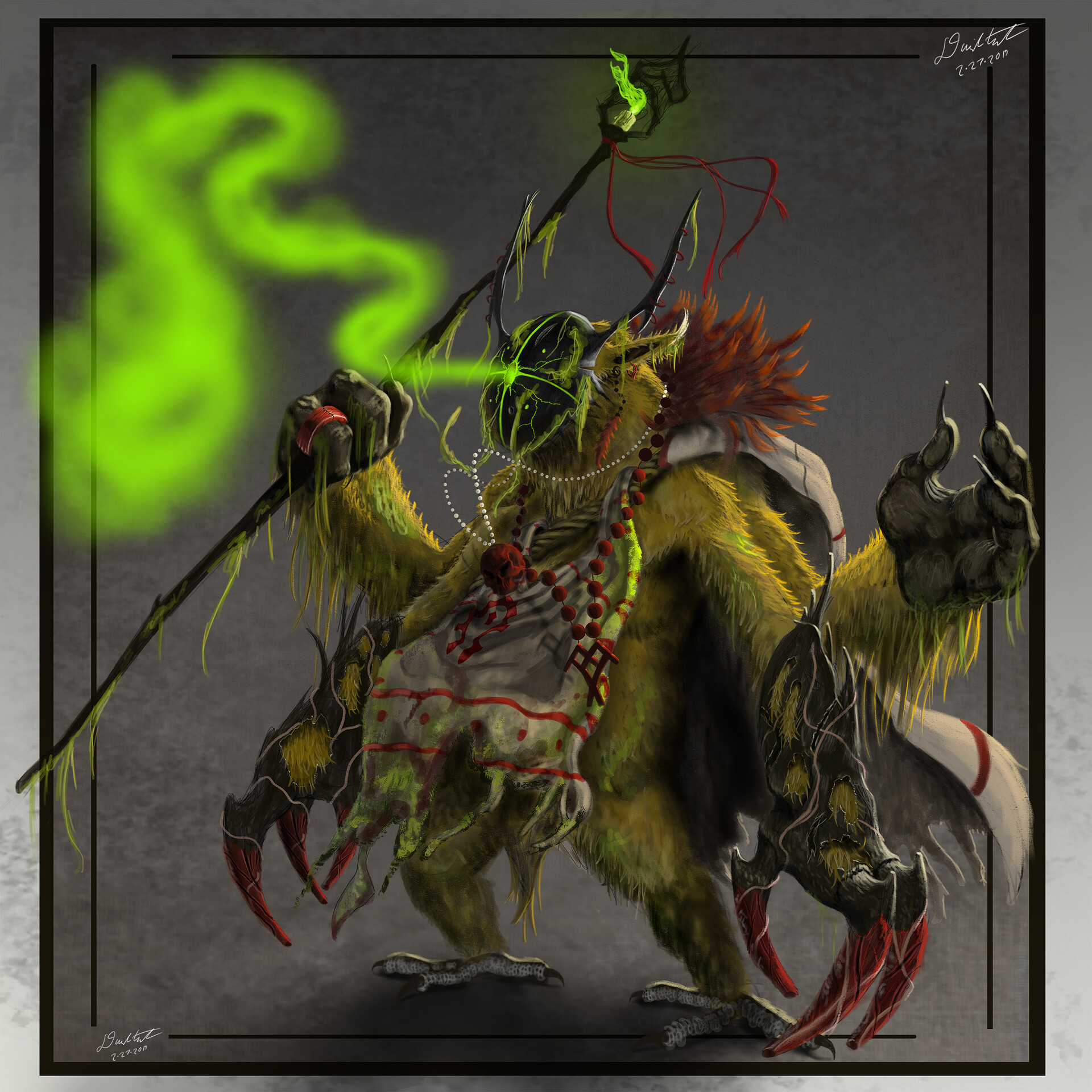 ArtStation - Masked Beast Shaman