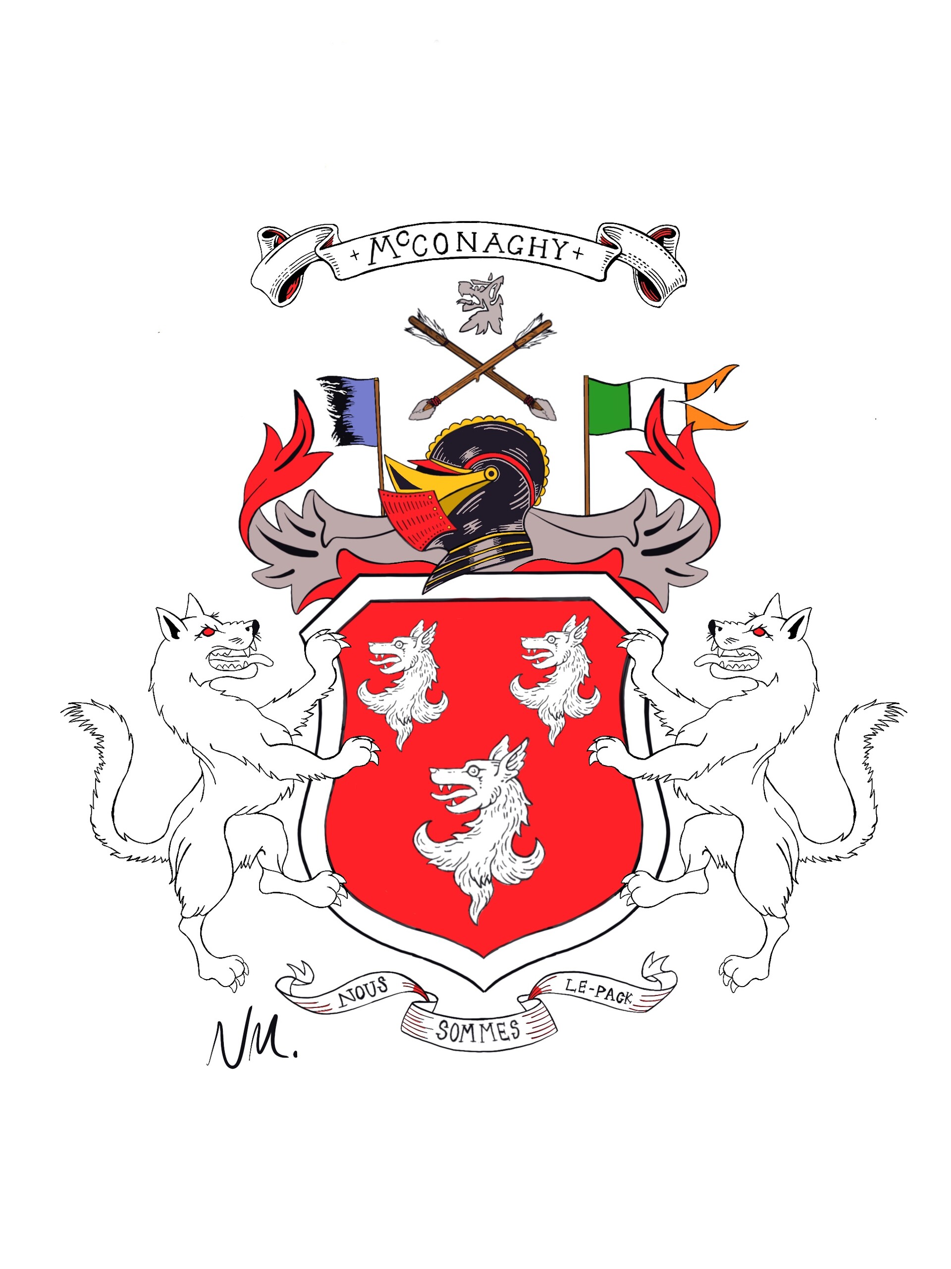 ArtStation - Medieval crest - tattoo.