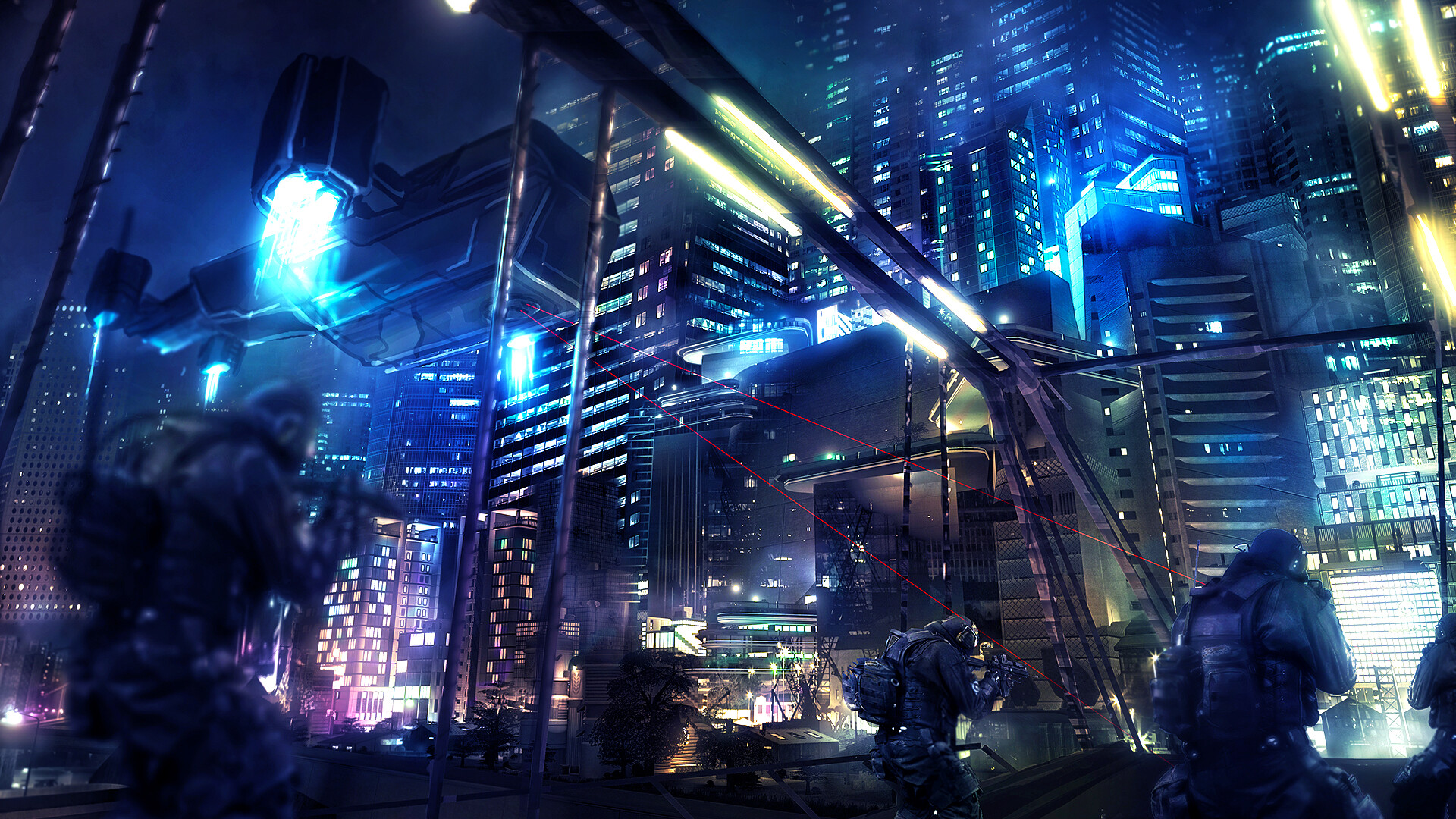 ArtStation - Urban assault scene