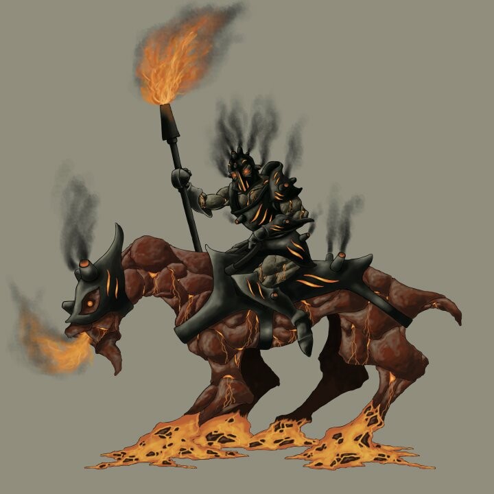 ArtStation - Fire warrior concept