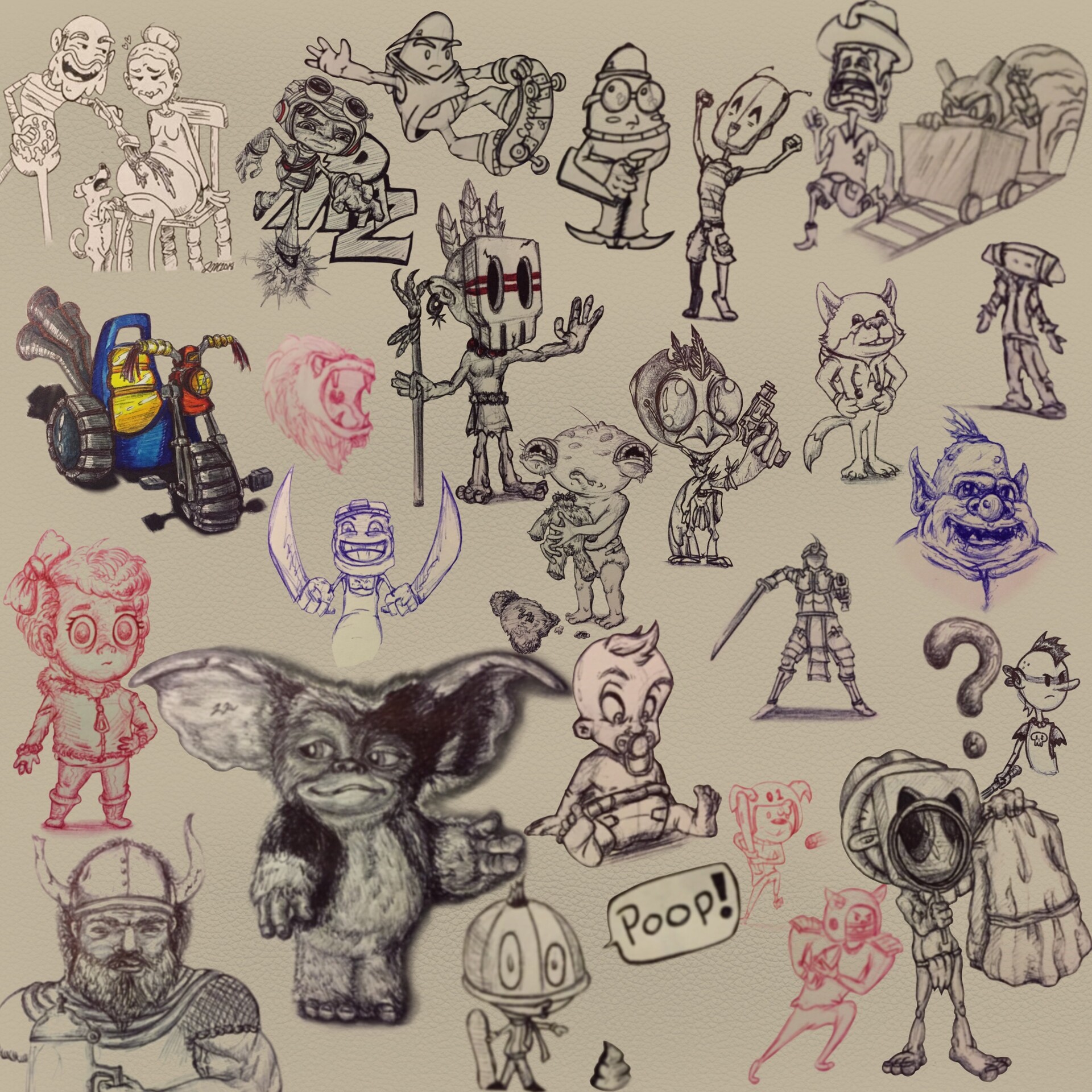 ArtStation - Doodle collage