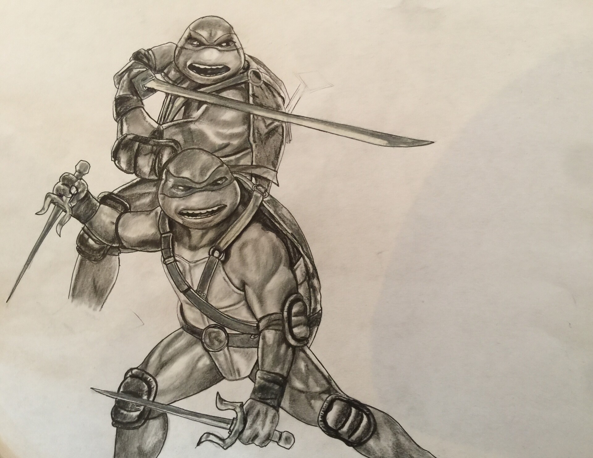 ArtStation - Ninja turtles illustration (in process)